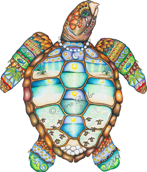 Nora Butler | Loggerhead Rhythms Turtle Prints – Nora Butler Designs