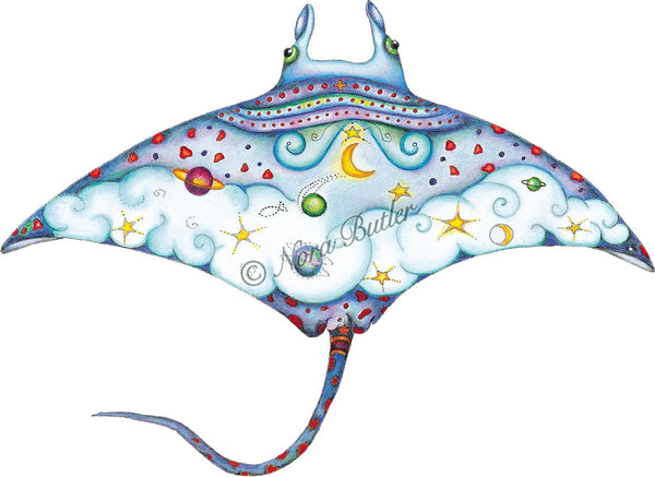 Nora Butler | Manta Ray Limited Edition Prints – Nora Butler Designs