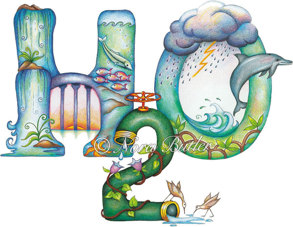 Nora Butler's | H20 Print – Nora Butler Designs
